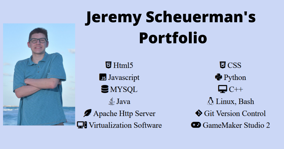 Jeremy Scheuerman's Digital Portfolio